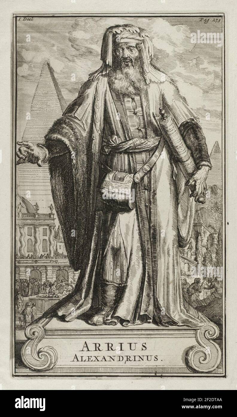 Portret van Arrius Alexandrinus Stock Photo - Alamy