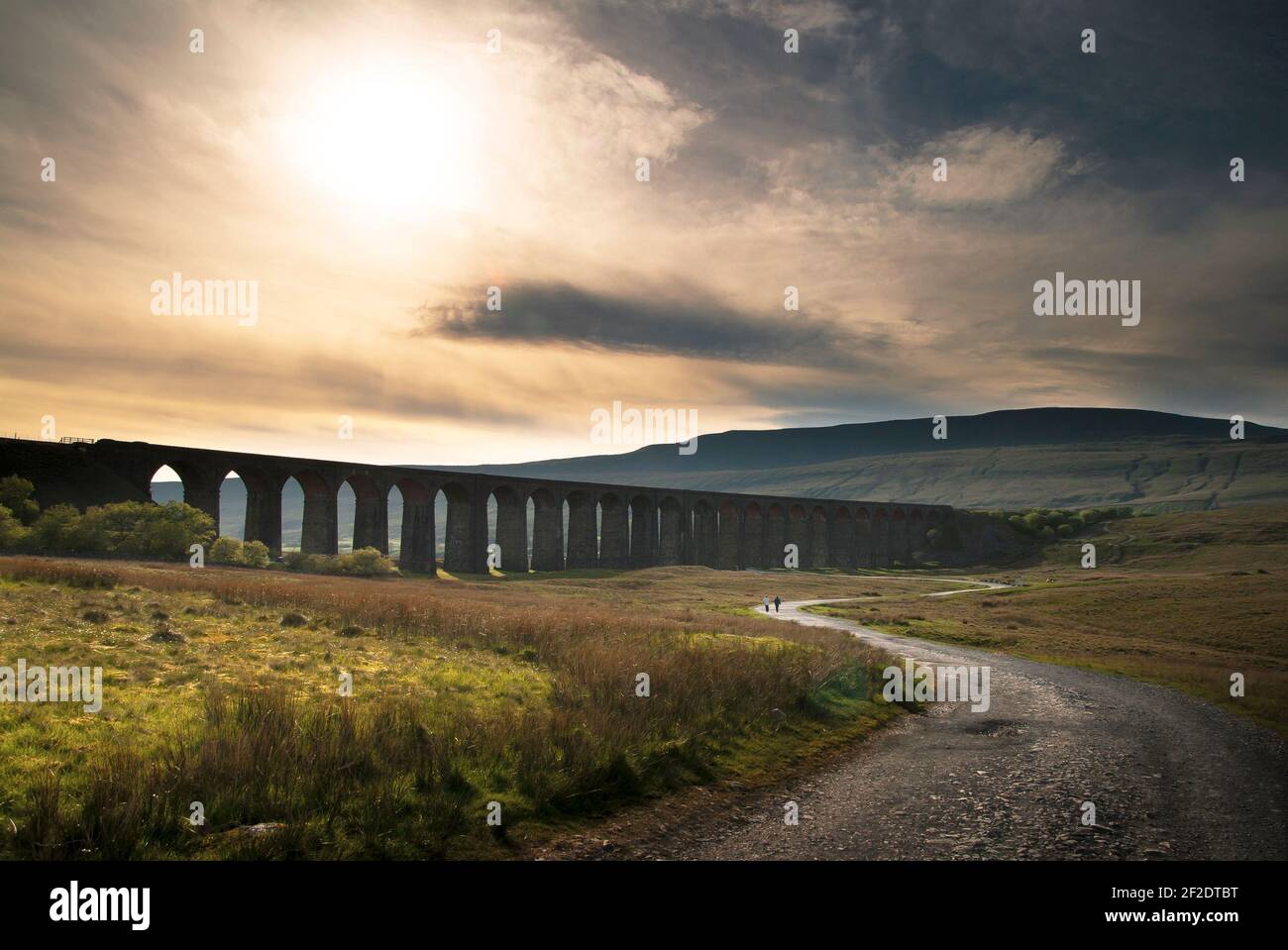 Ribblehead - Long Windy Road Stock Photo - Alamy