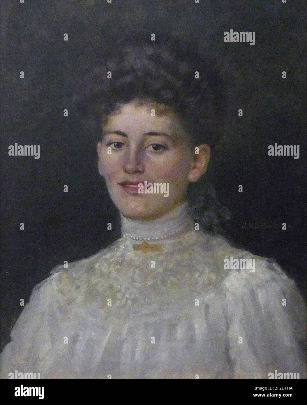 Portret van Daisy Muriel Pickering-Gideonse door Jan Hendrik Scheltema ...