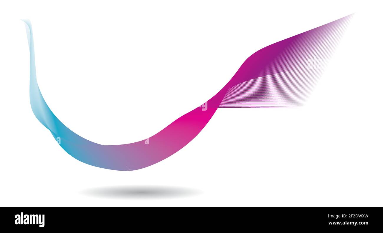 Wave line illustration design Stock Vector Image & Art - Alamy