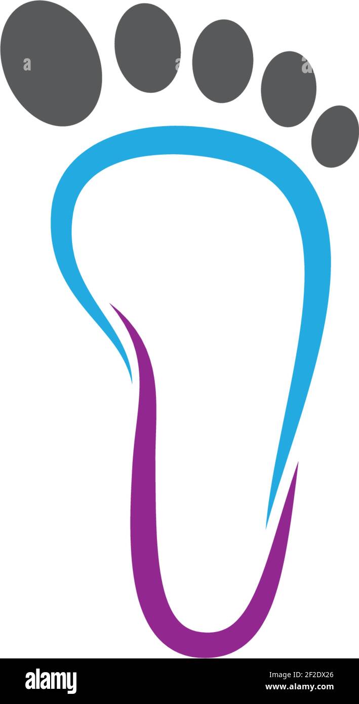 Foot therapist logo vector icon Stock Vector Image & Art - Alamy