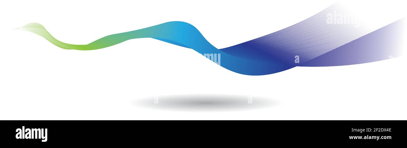 Wave line illustration design Stock Vector Image & Art - Alamy