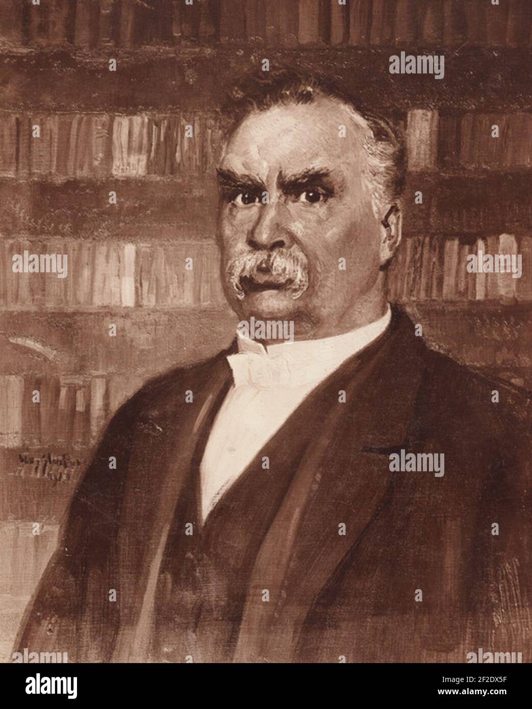 Portret van Gerardus Johannes Petrus Josephus Bolland (1854-1922 Stock ...