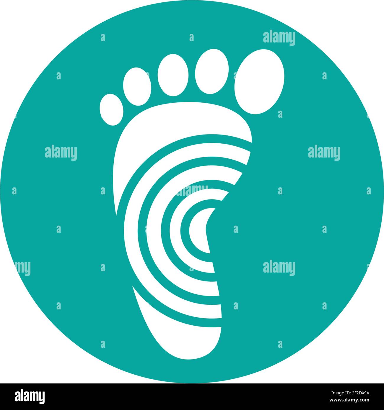 Foot therapist logo vector icon Stock Vector Image & Art - Alamy