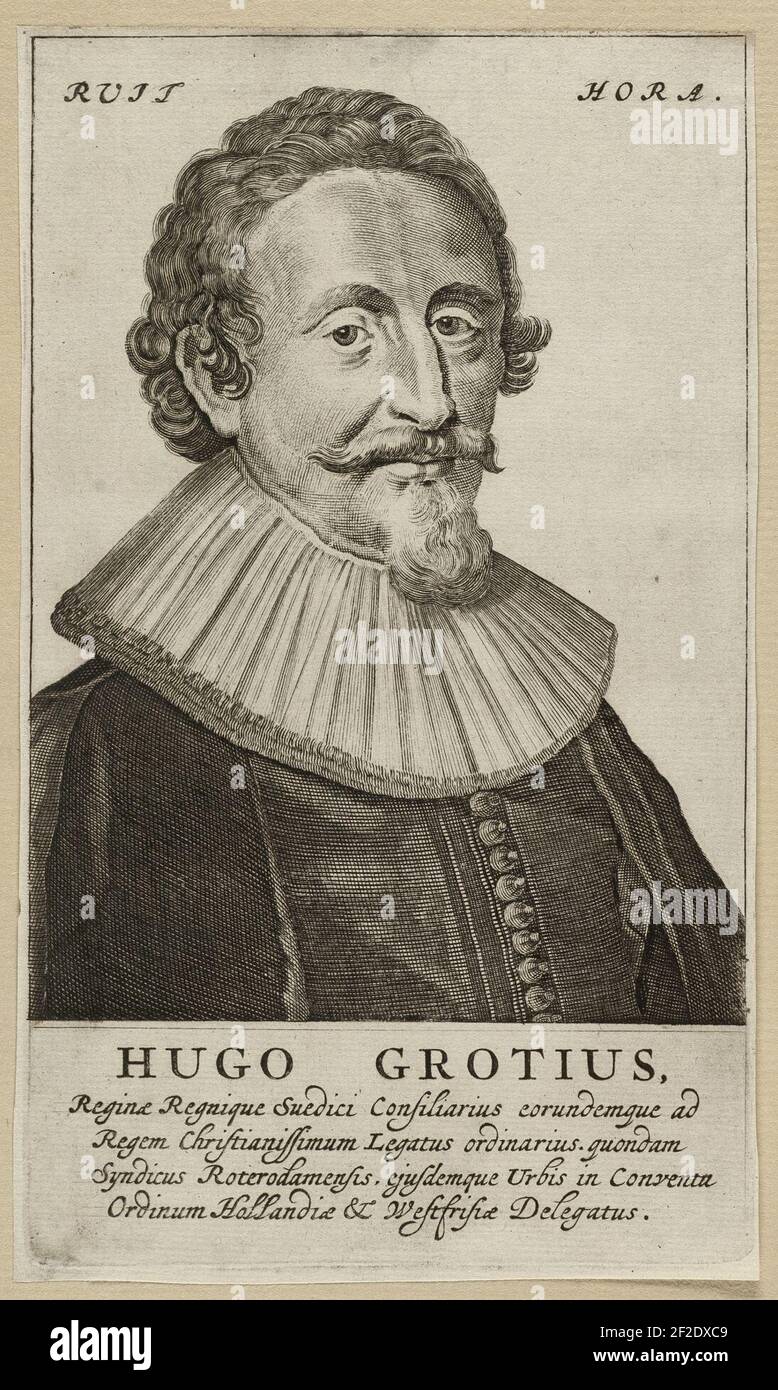Portret van Hugo de Groot Stock Photo - Alamy