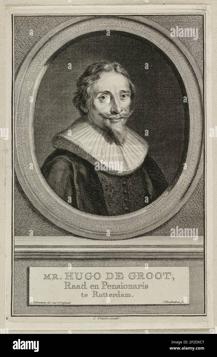 Portret van Hugo de Groot Stock Photo - Alamy