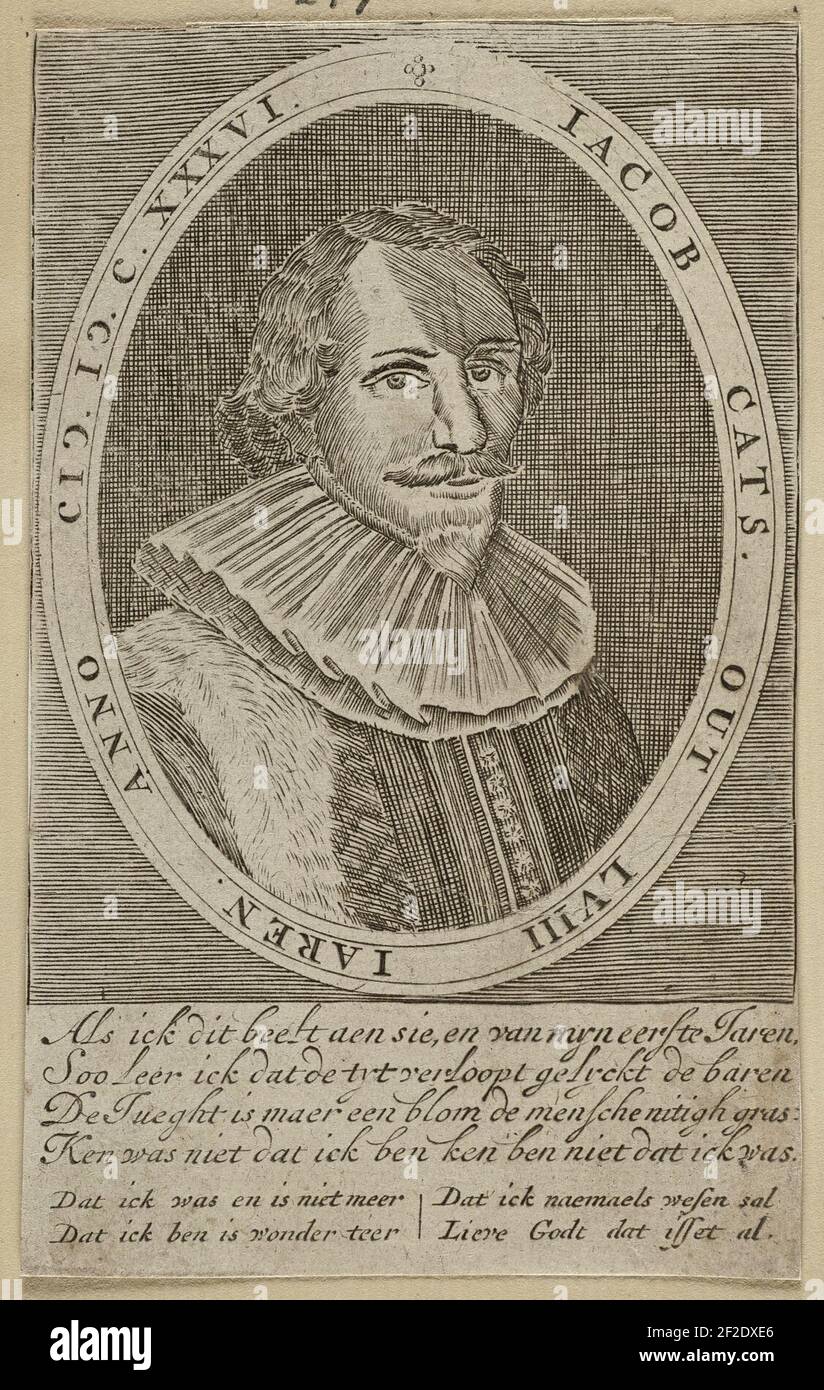 Portret van Jacob Cats Stock Photo - Alamy