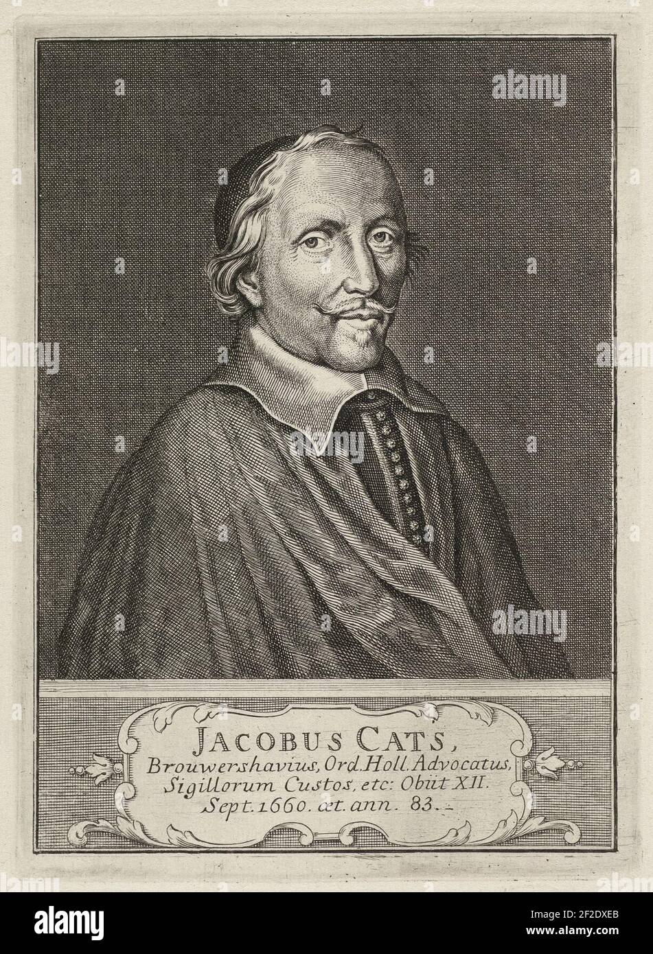 Portret van Jacob Cats Stock Photo - Alamy