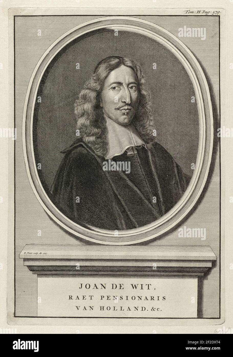 Portret van Johan de Wit, raadpensionaris van Holland Stock Photo - Alamy