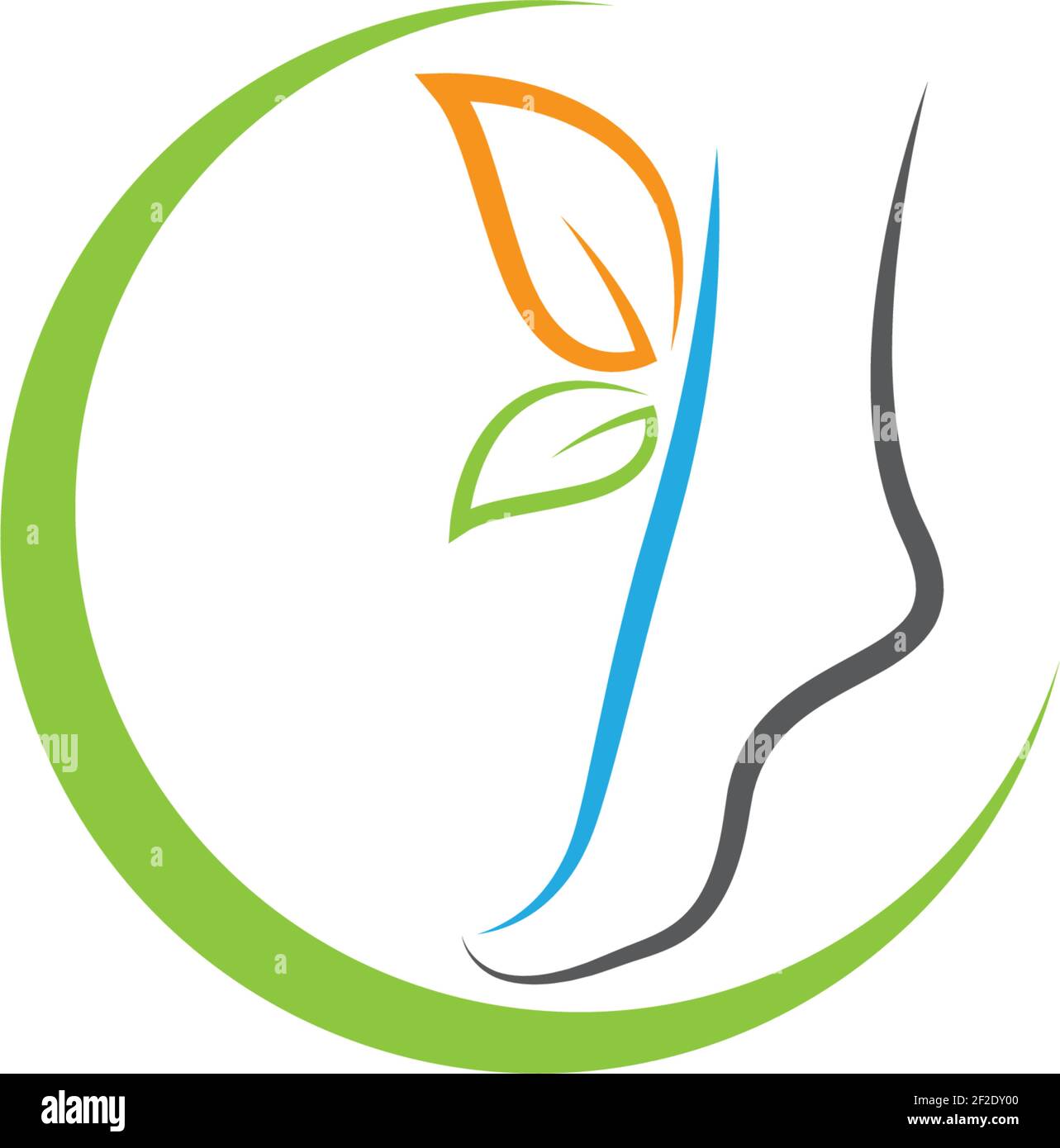 Foot therapist logo vector icon Stock Vector Image & Art - Alamy
