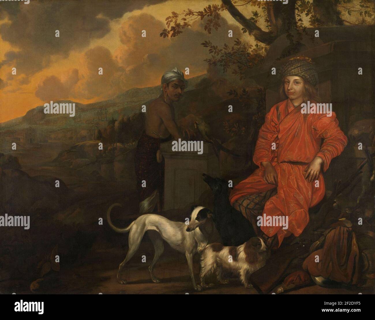 Portret van Philippus Baldaeus en Gerrit Mossopotam Stock Photo - Alamy