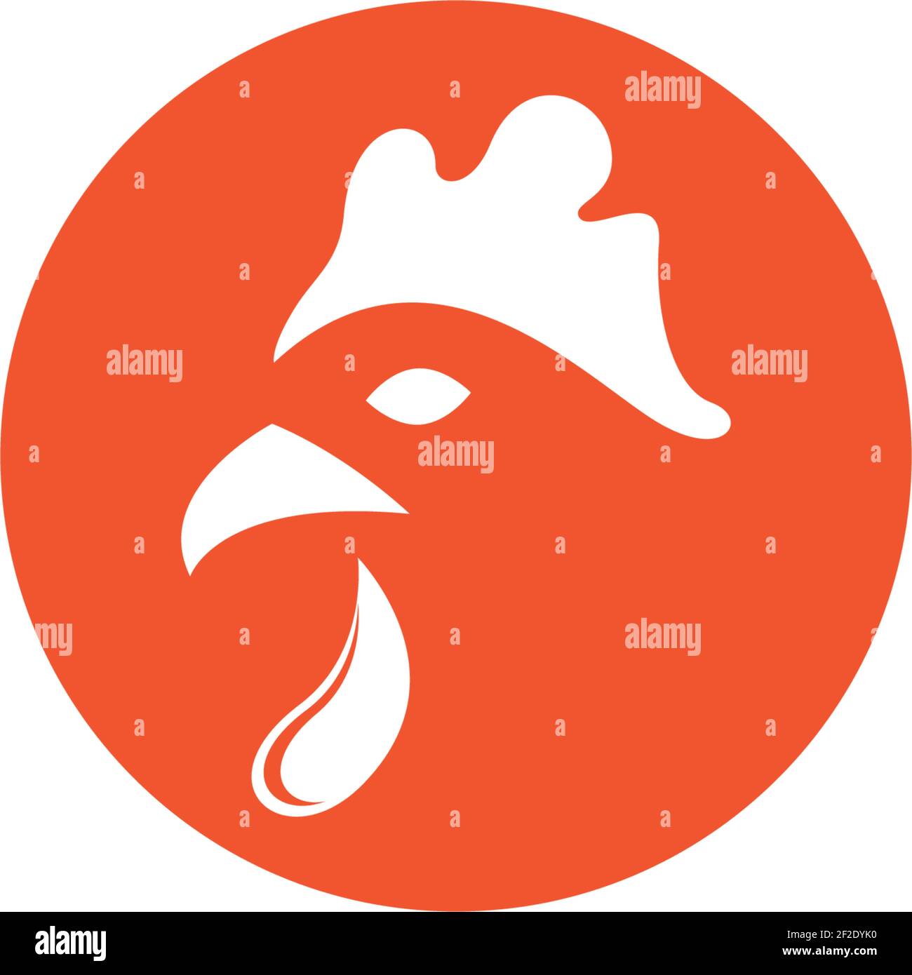 Rooster logo template vector icon illustration Stock Vector Image & Art ...