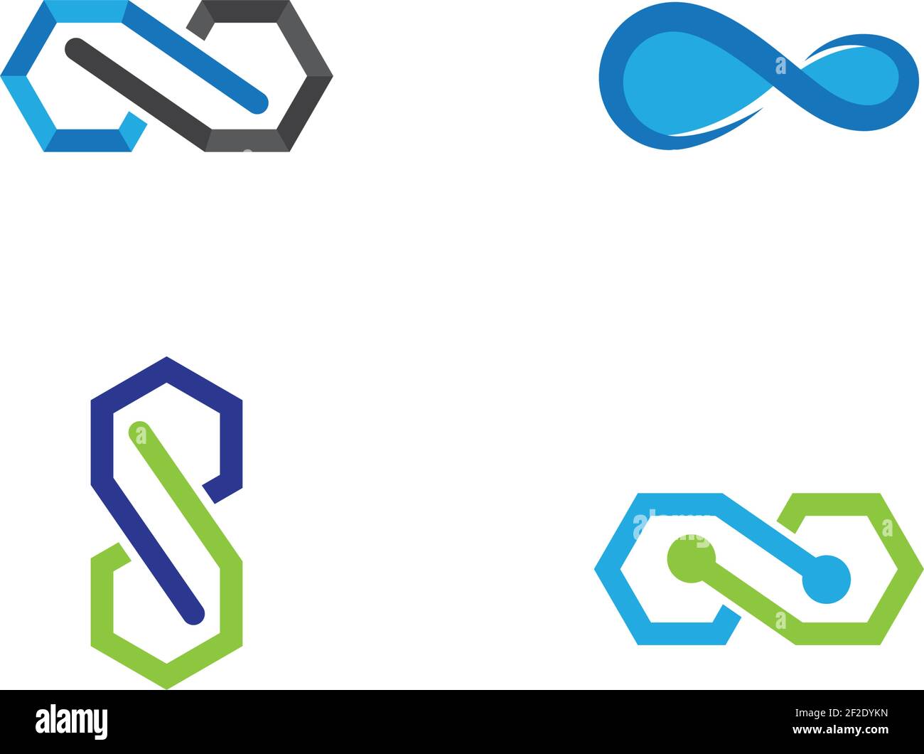 Infinity logo template vector icon illustration design Stock Vector ...