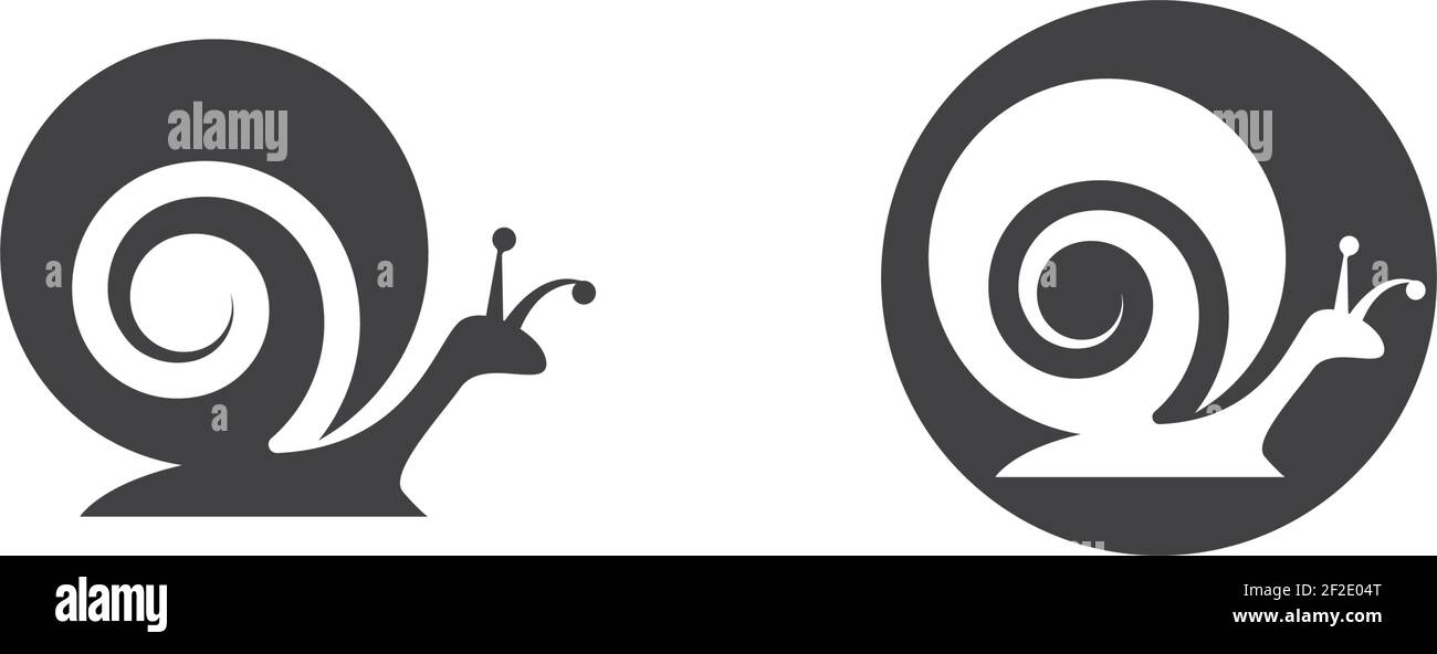Snail logo template vector icon illustration design Stock Vector Image ...