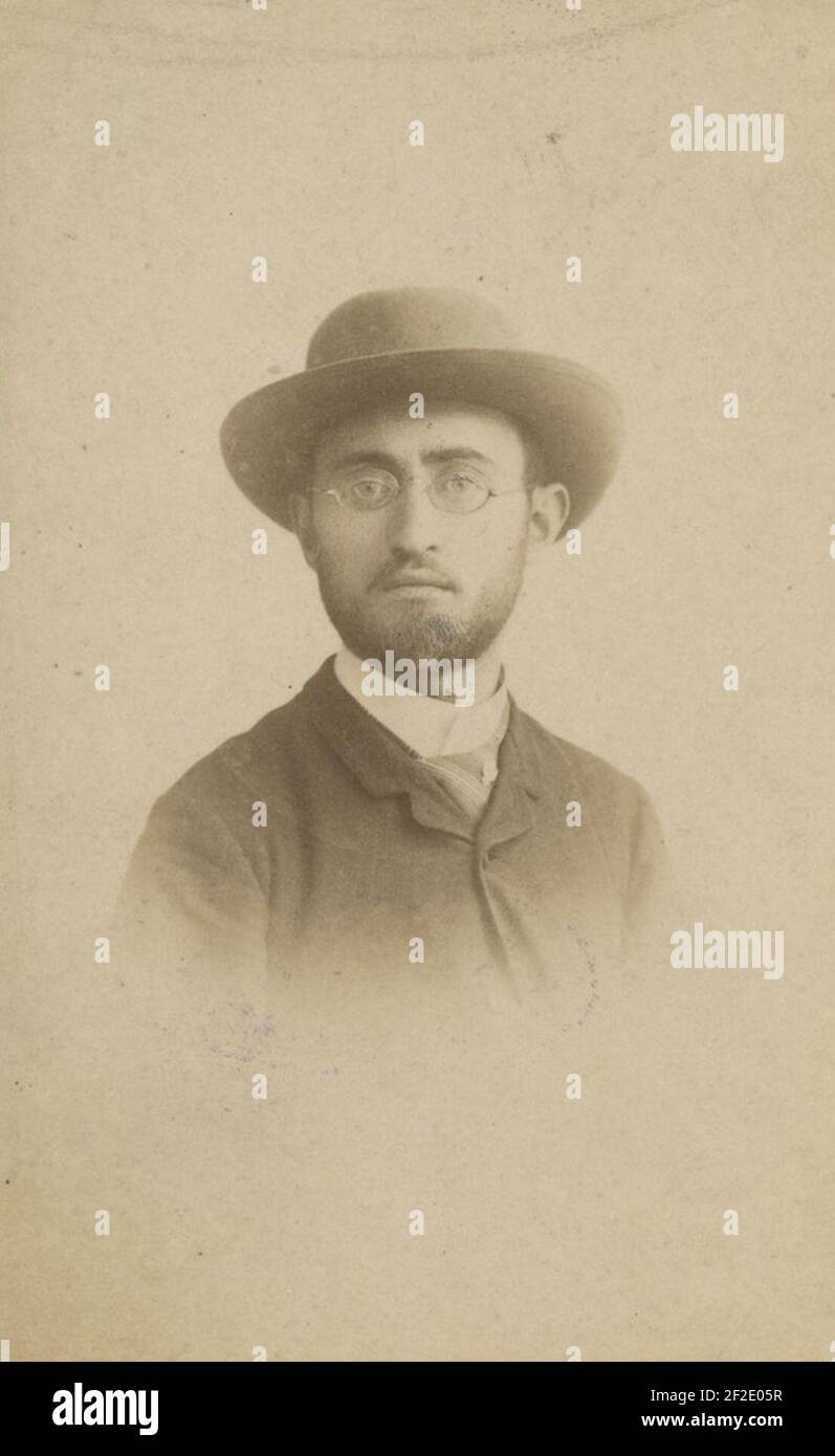 Portret Wilhelma Feldmana (cropped Stock Photo - Alamy