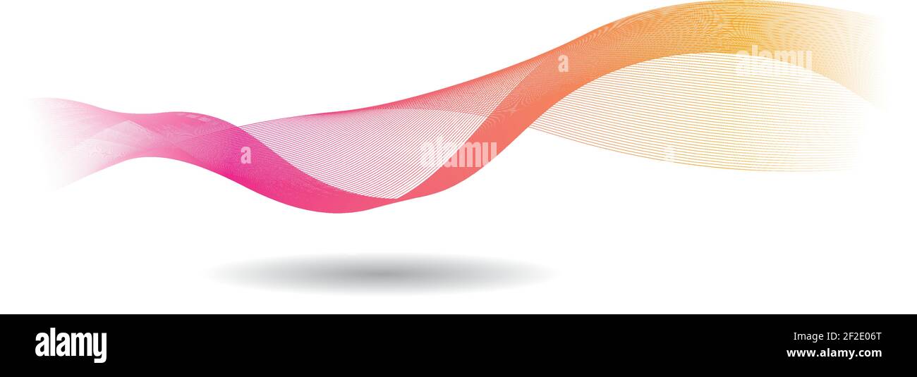 Wave line illustration design Stock Vector Image & Art - Alamy