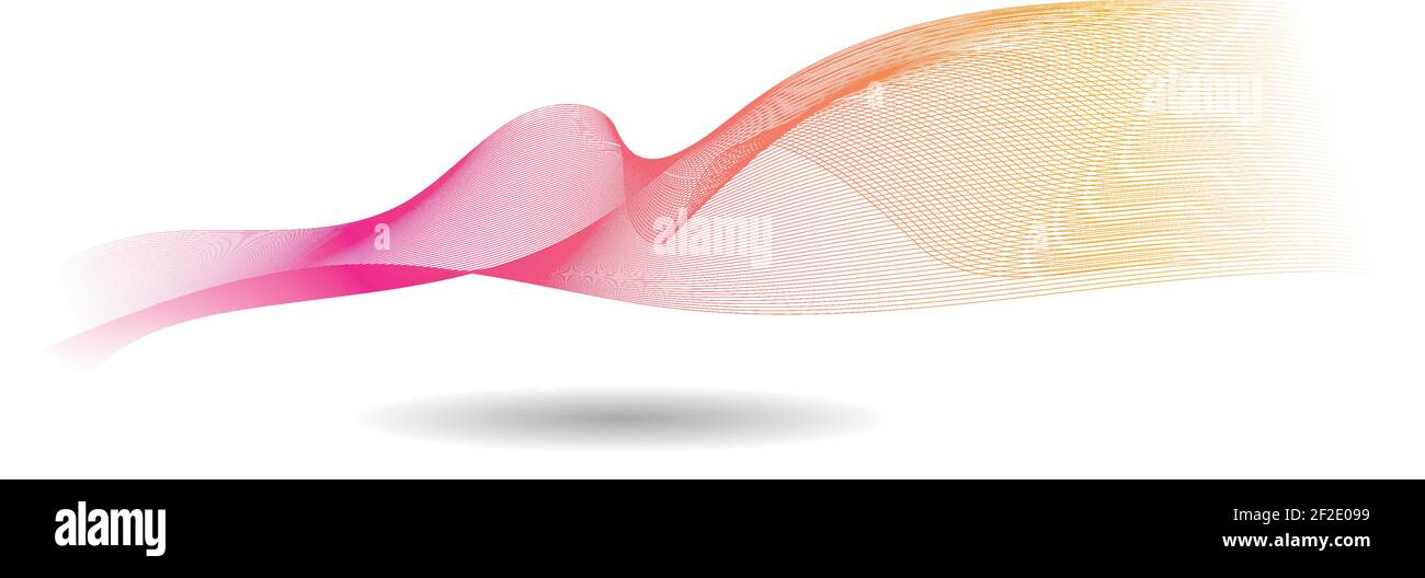 Wave line illustration design Stock Vector Image & Art - Alamy