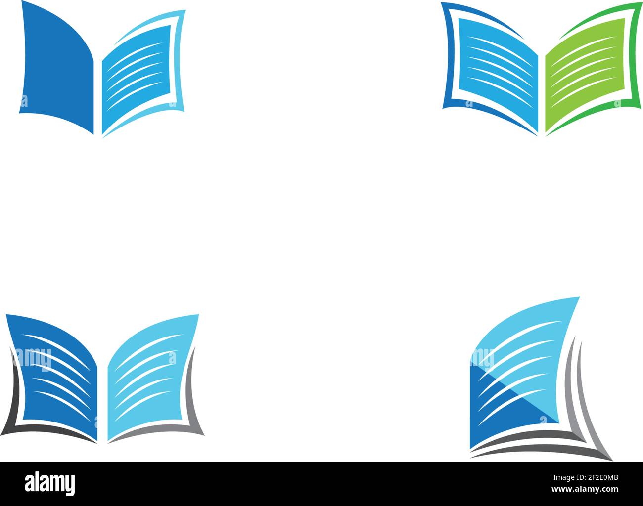 Book logo icon illustration design Stock Vector Image & Art - Alamy