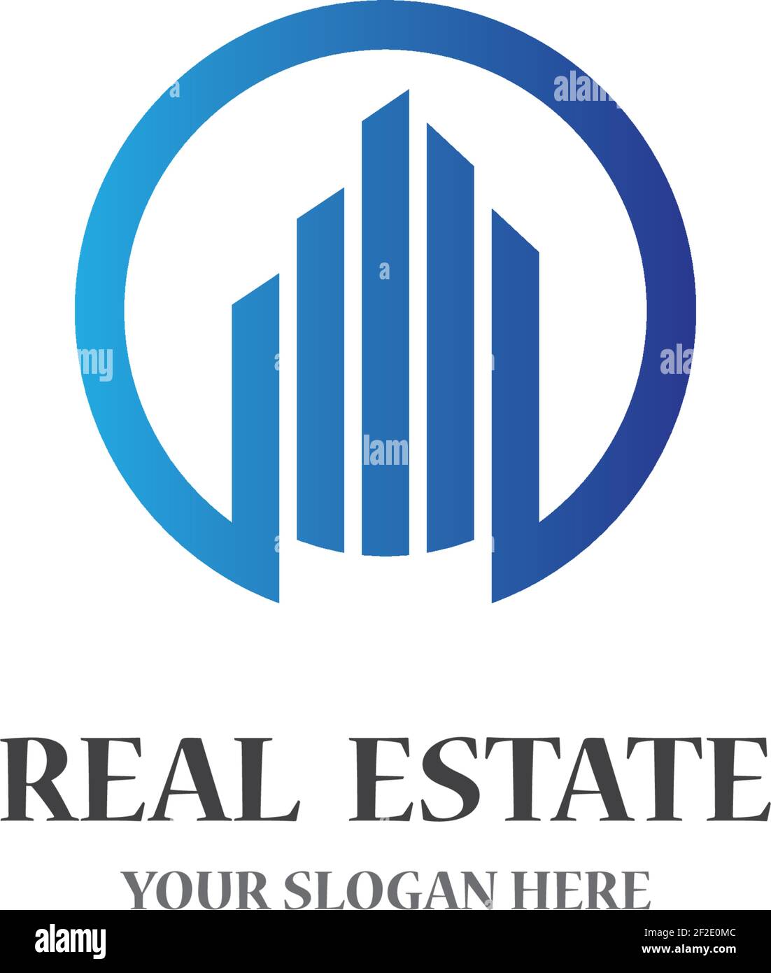 Real estate logo icon illustration Stock Vector Image & Art - Alamy