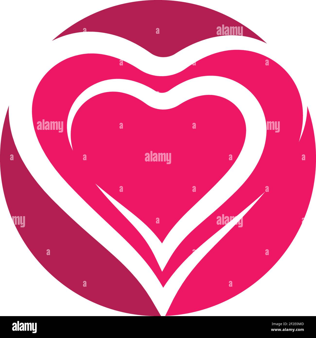 Love logo template symbol icon illustration design Stock Vector Image ...