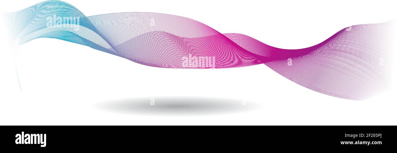 Wave line illustration design Stock Vector Image & Art - Alamy