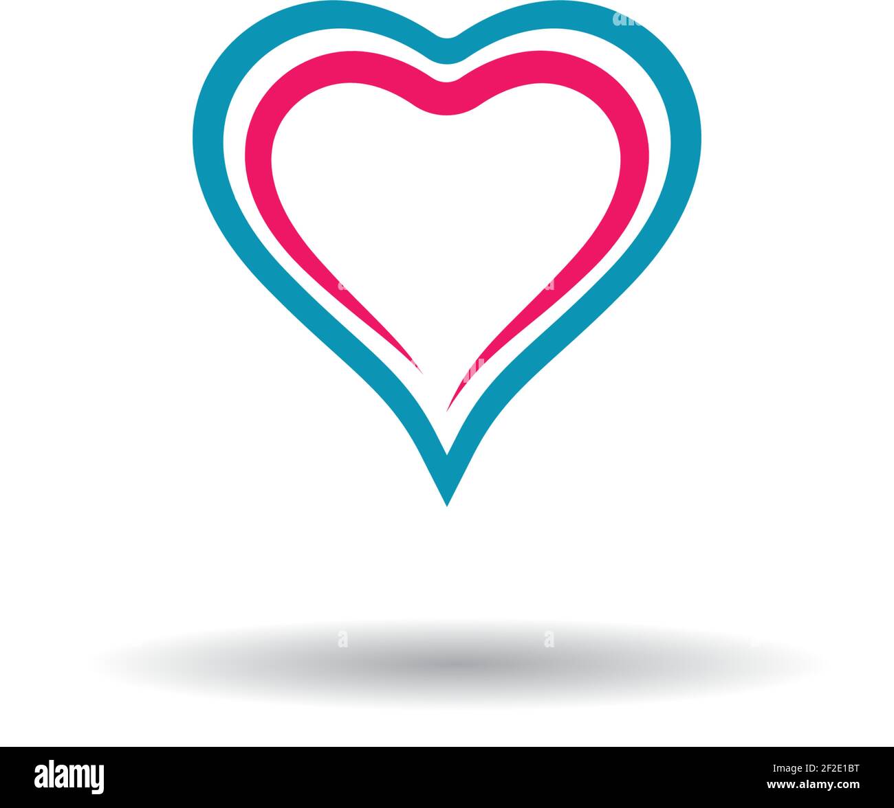 Love logo template symbol icon illustration design Stock Vector Image ...