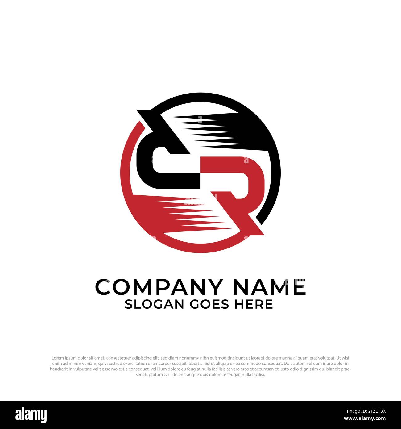 Car minimalist logo with letter r hi-res stock photography and images ...