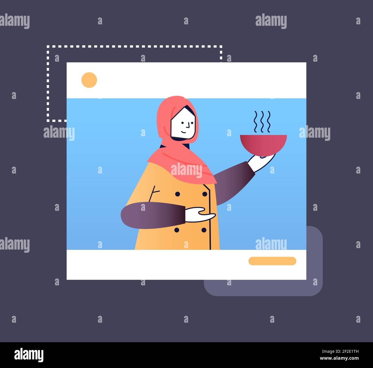 Arabic woman cooking Stock Vector Images - Alamy