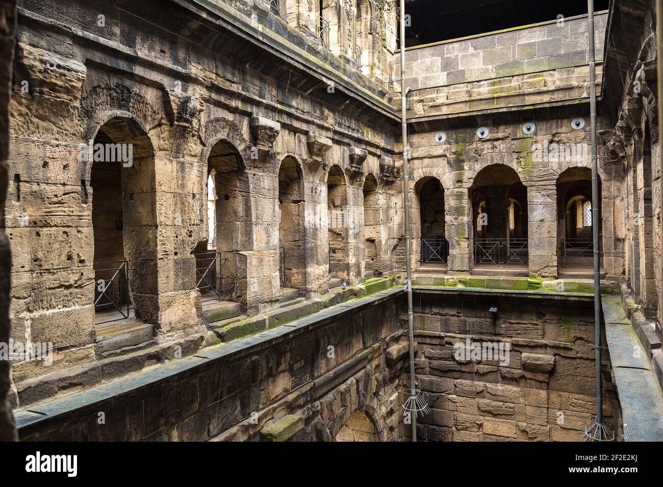 The Porta Nigra (Black Gate) in Trier in a beautiful summer day ...