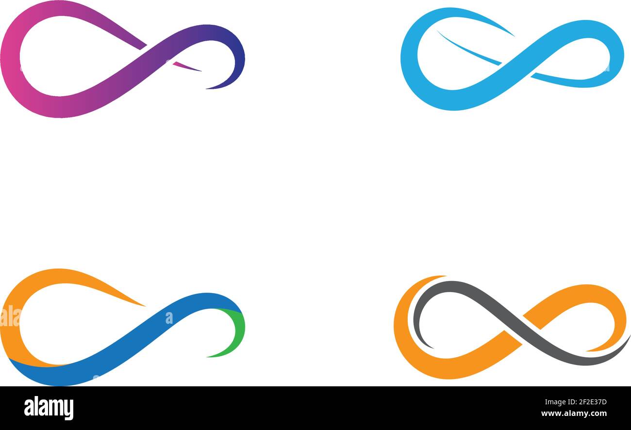 Infinity logo template vector icon illustration design Stock Vector ...