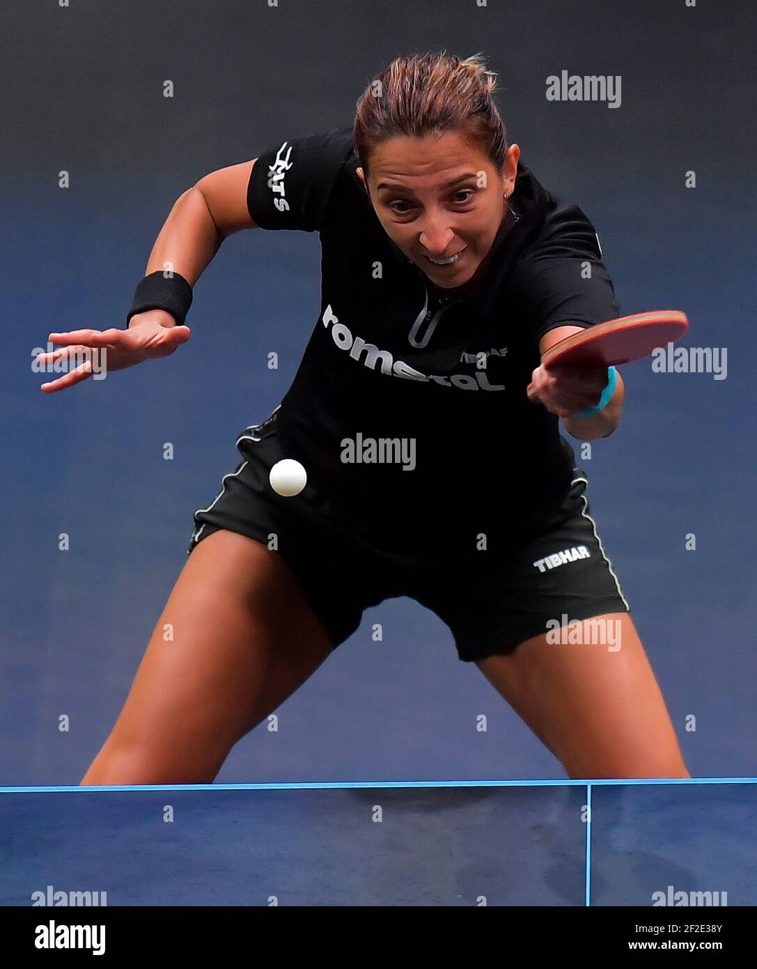 Doha, Qatar. 11th Mar, 2021. Elizabeth Samara of Romania competes ...