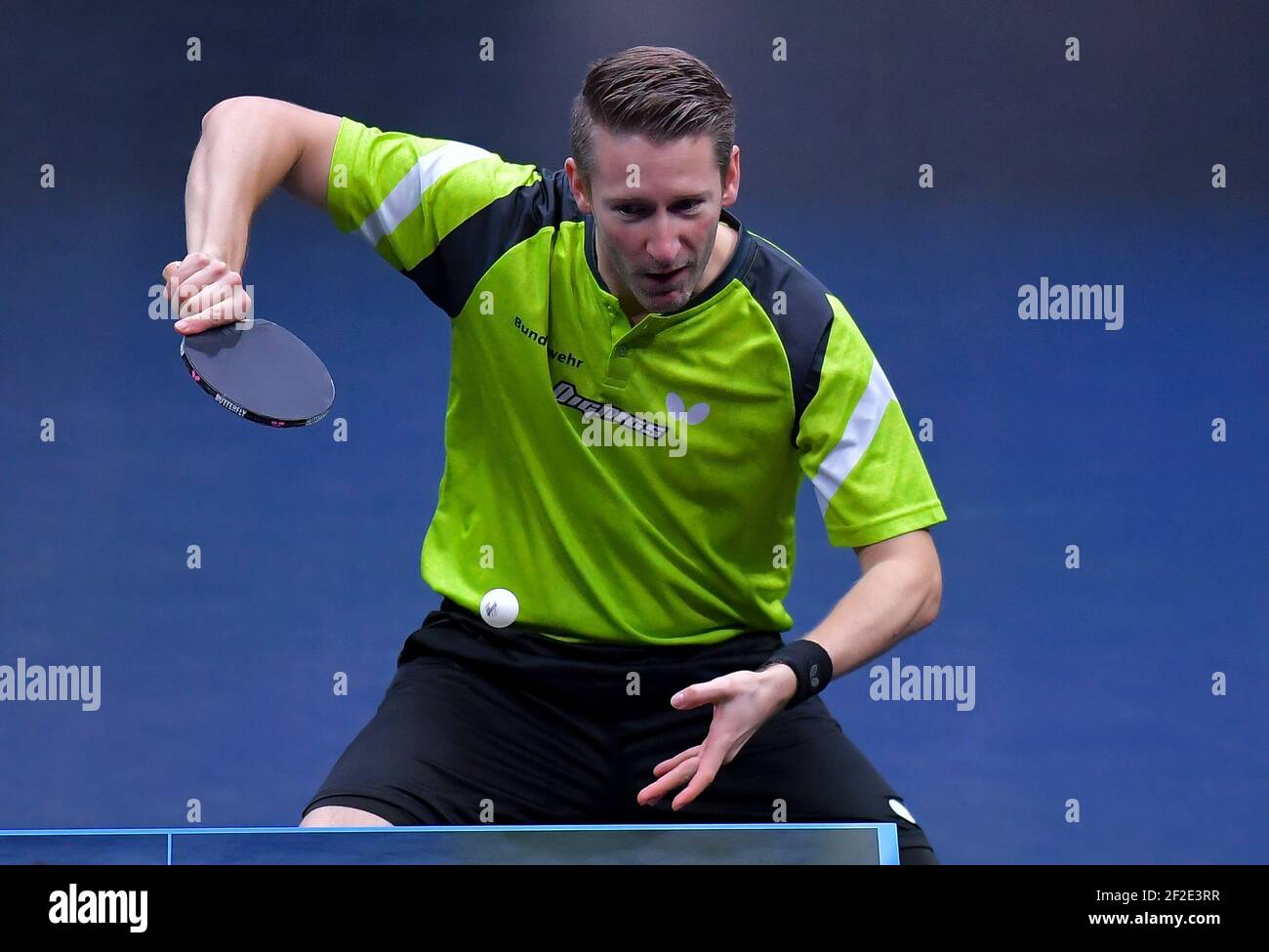 Doha, Qatar. 11th Mar, 2021. Ruwen Filus of Germany competes during the ...