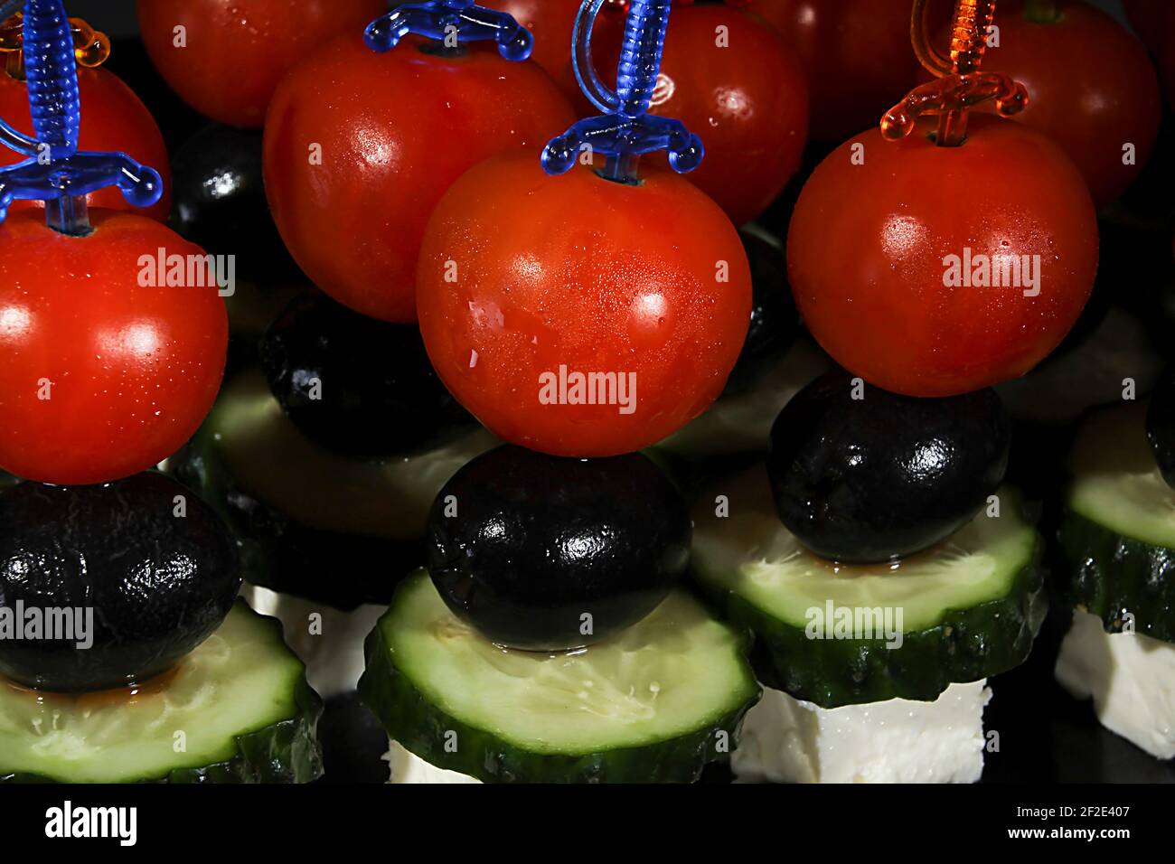 Canapes skewer hi-res stock photography and images - Alamy