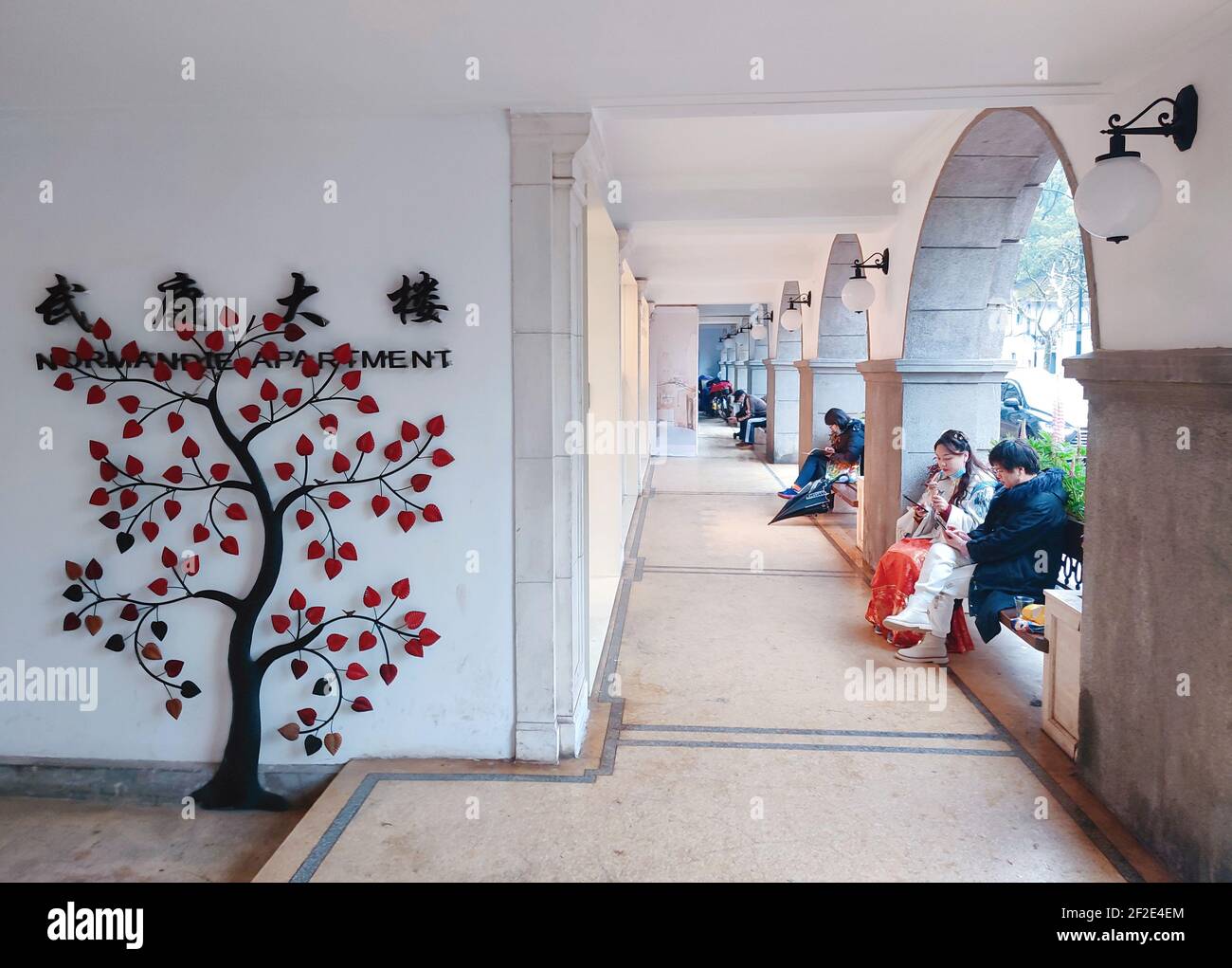 The Normandie Apartments are seen after a short-time renovation in ...