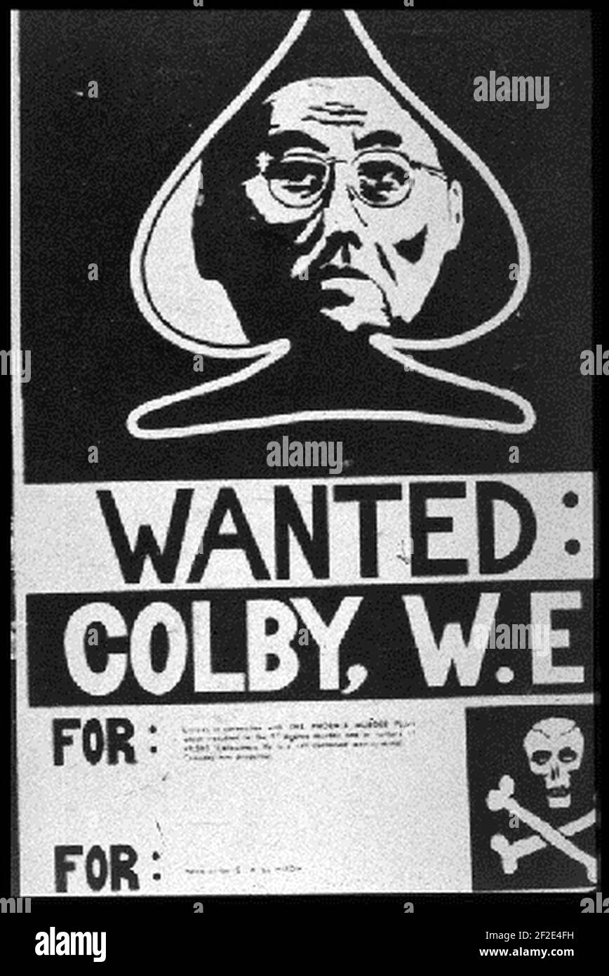 Poster attacking Phoenix Program Stock Photo - Alamy