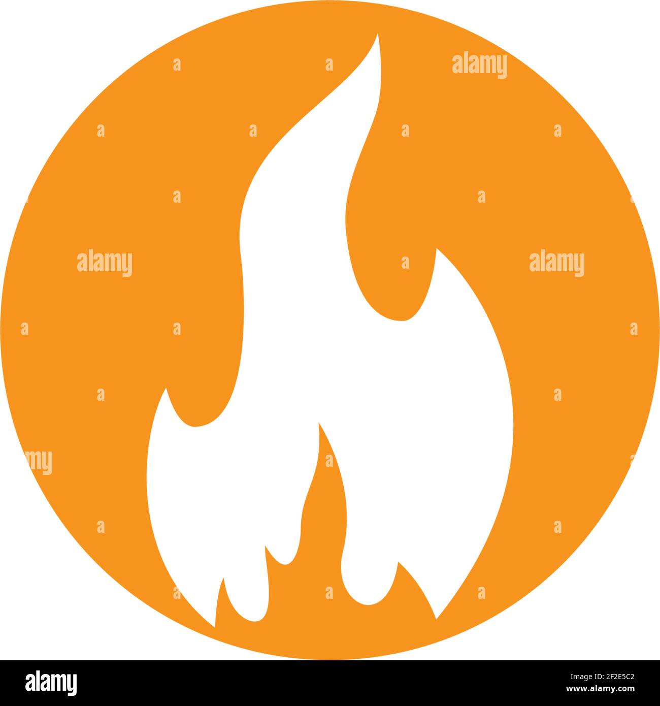 Fire logo template vector icon illustration Stock Vector Image & Art ...