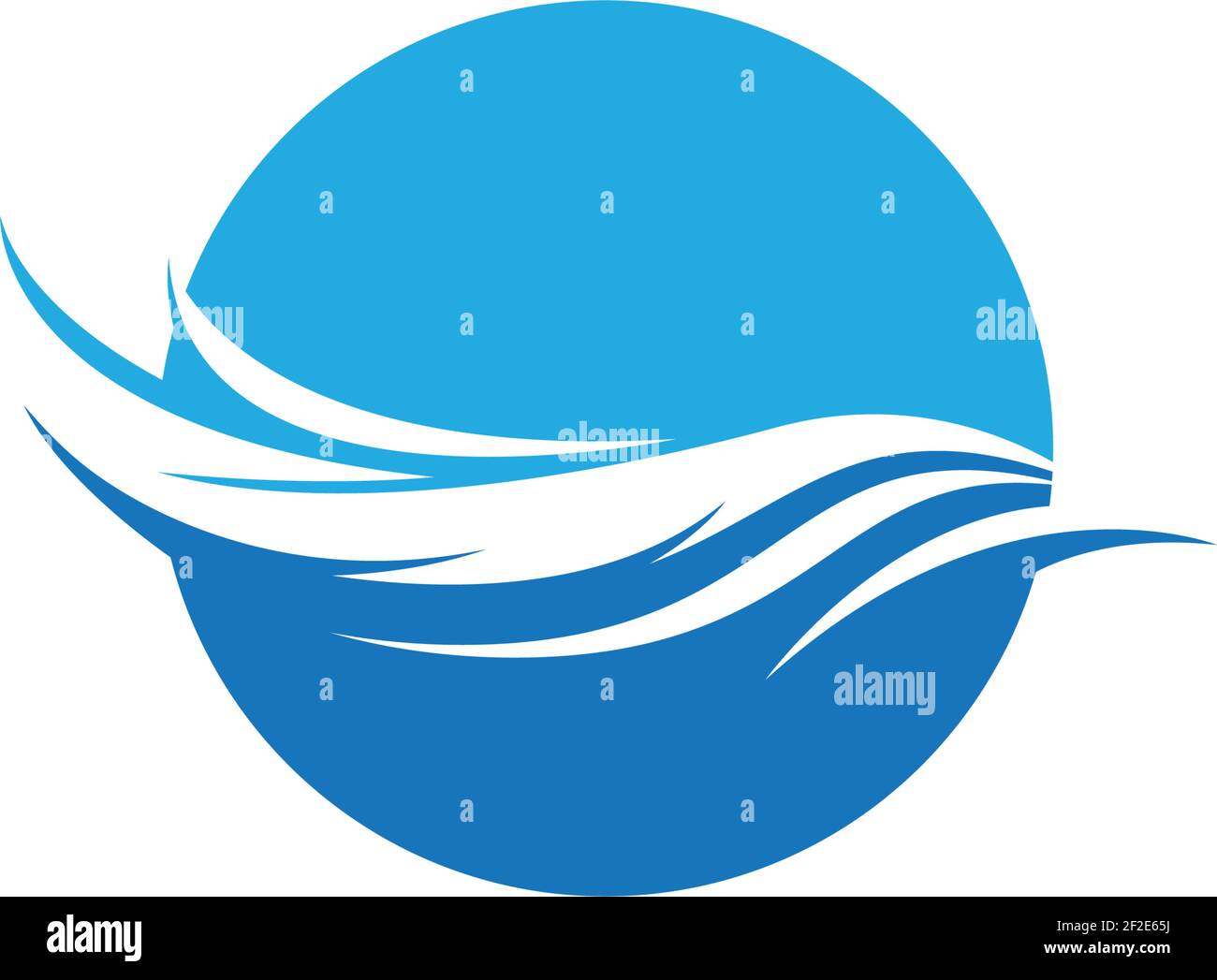 Water wave logo vector icon illustration design Stock Vector Image ...