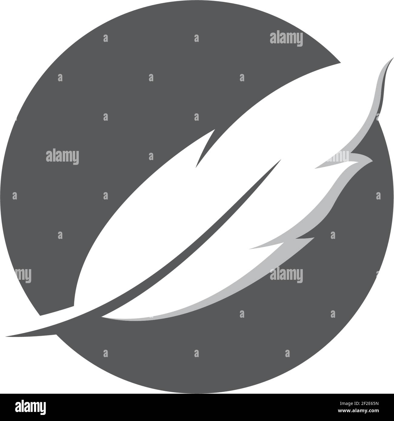 Feather symbol vector icon illustration design Stock Vector Image & Art ...