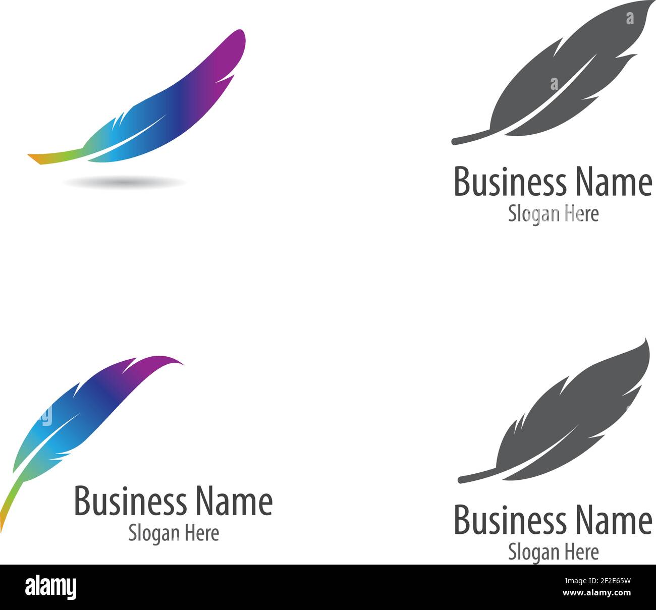 Feather symbol vector icon illustration design Stock Vector Image & Art ...