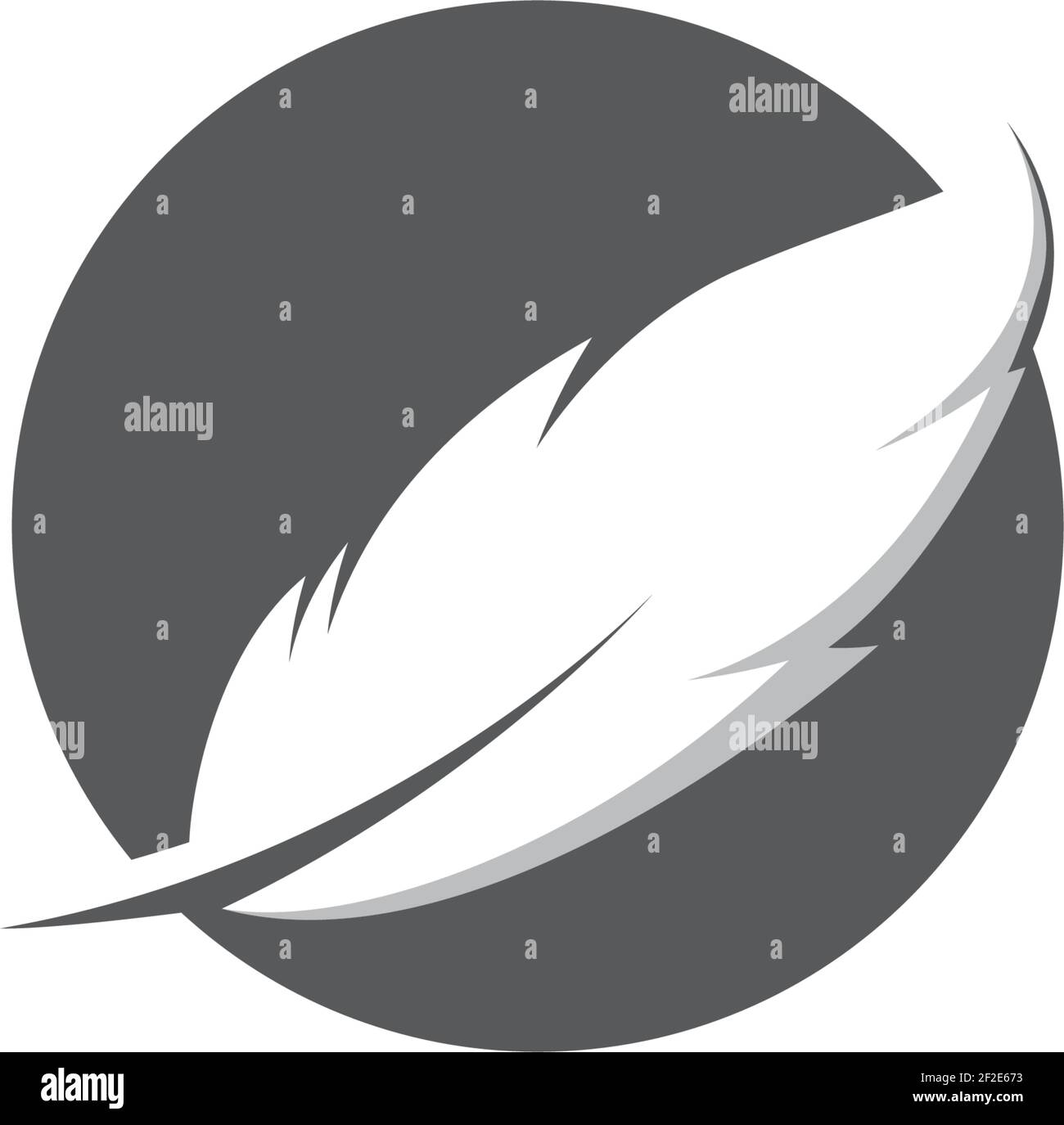 Feather symbol vector icon illustration design Stock Vector Image & Art ...