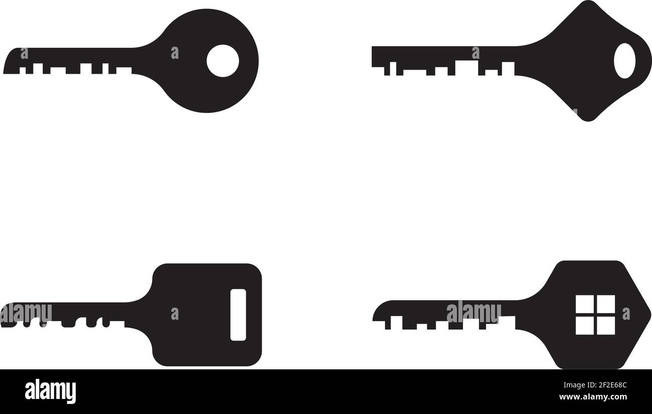 Key logo template vector icon illustration design Stock Vector Image ...