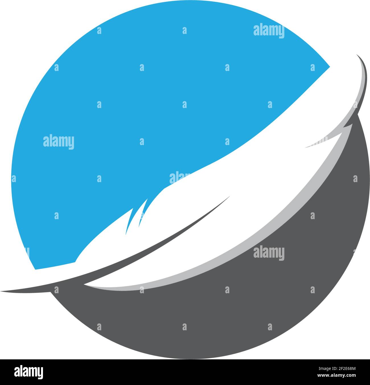 Feather symbol vector icon illustration design Stock Vector Image & Art ...