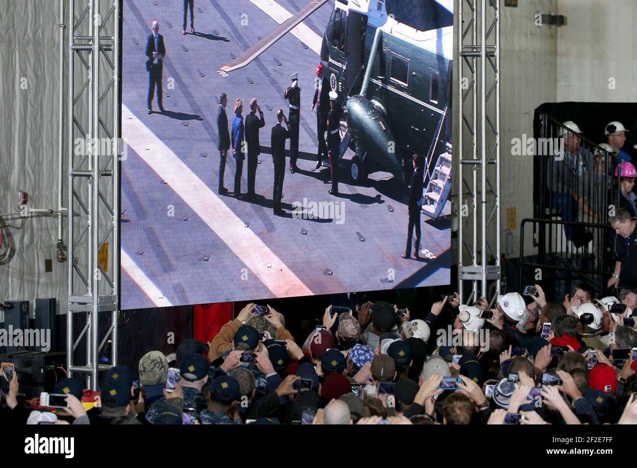 POTUS Visits Ford 05 Stock Photo - Alamy