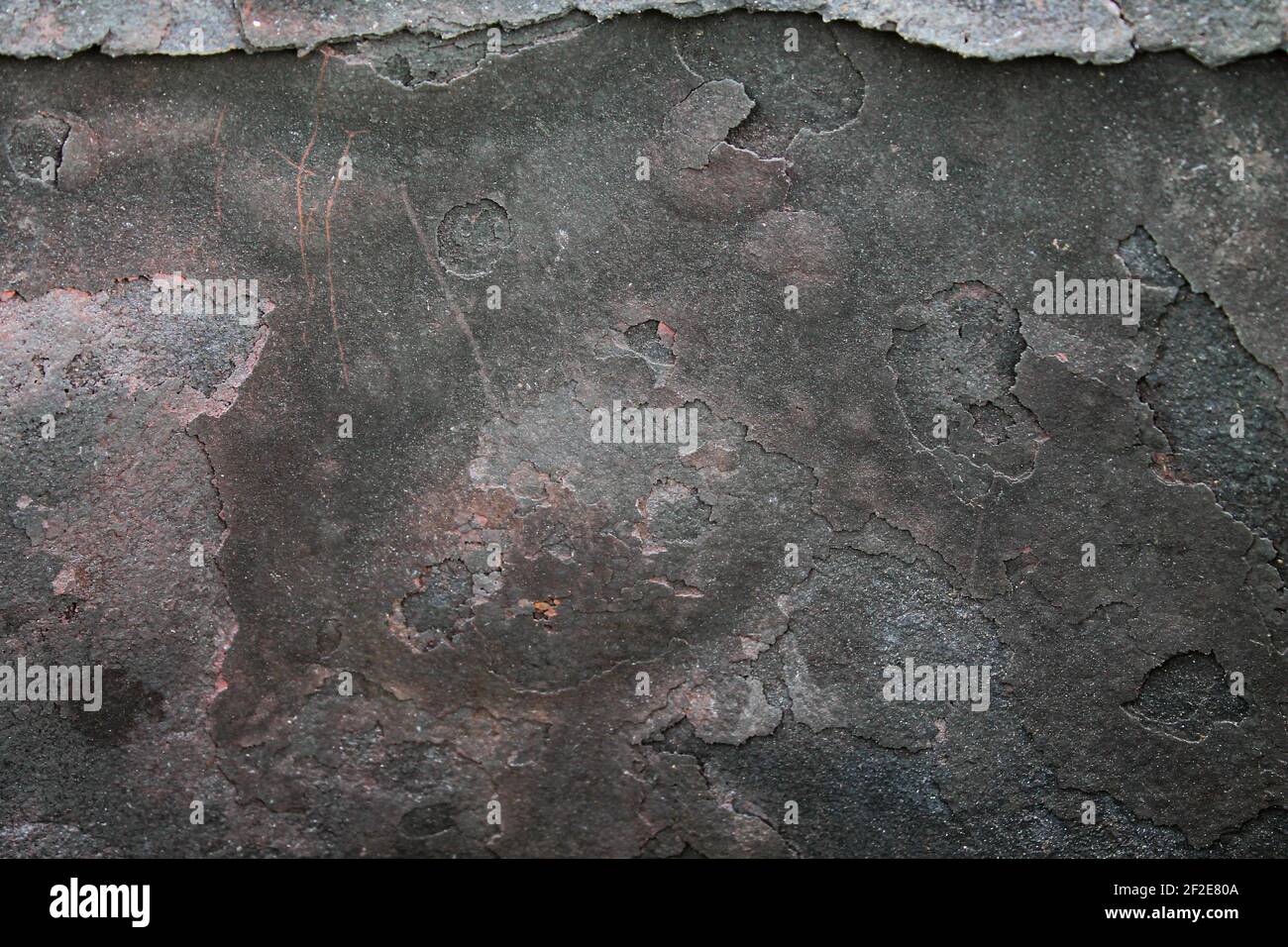 Burnt metal. Soot and fumes on a metal barrel Stock Photo - Alamy