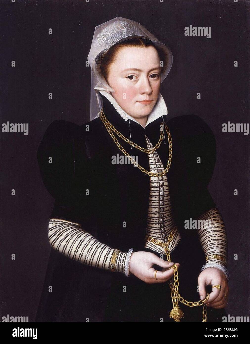 Pourbus lady pomander Stock Photo - Alamy