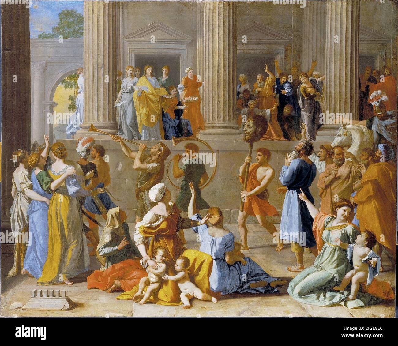 The triumph of david by nicolas poussin hi-res stock photography and ...