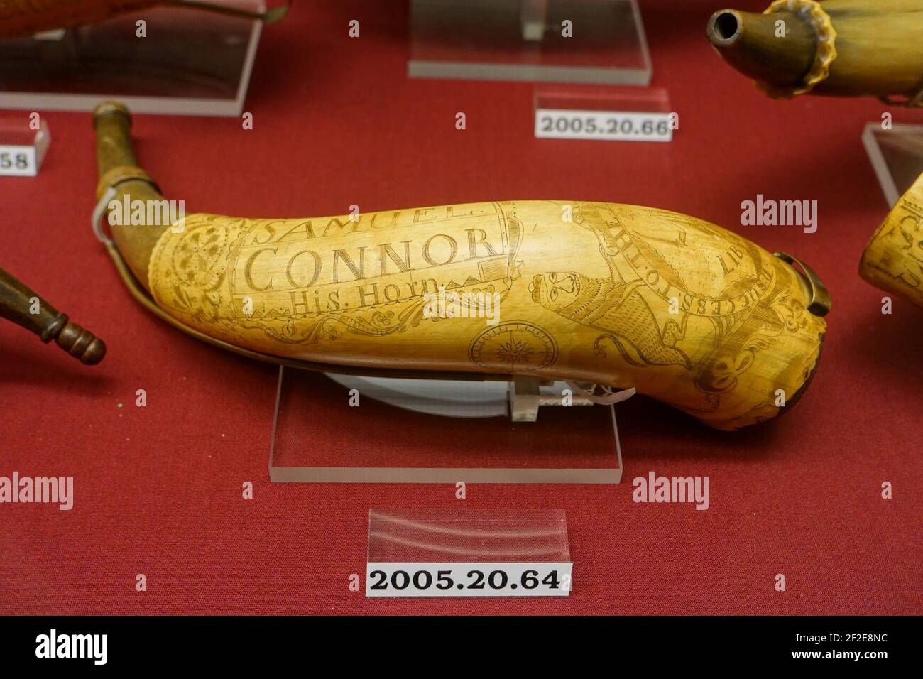 Powder horn of Samuel Connor, attributed to Jacob Gay, July-December ...
