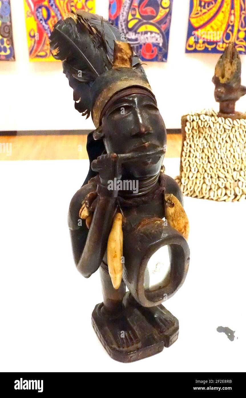 Power figure (nkisi), Kongo people, Democratic Republic of the Congo ...