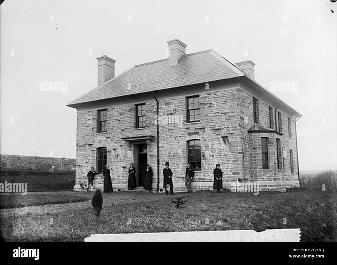 Powell family and home Stock Photo - Alamy