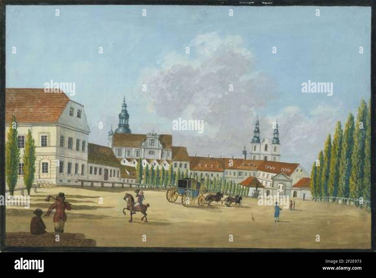 Poznań Al Wilhelmowskie Alberti Stock Photo - Alamy
